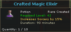 Crafted Magic Elixir | Eldevin Wiki | Fandom