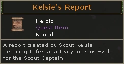 Kelsie's Report | Eldevin Wiki | Fandom
