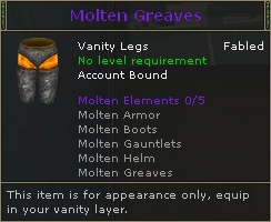 Molten Greaves | Eldevin Wiki | Fandom