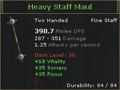 Heavy Staff Maul | Eldevin Wiki | Fandom