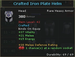 Crafted Iron Plate Helm | Eldevin Wiki | Fandom