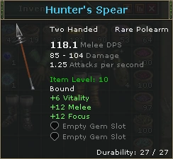 Hunter's Spear | Eldevin Wiki | Fandom