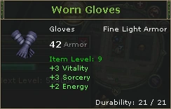 Worn Gloves | Eldevin Wiki | Fandom