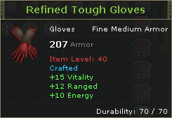 Refined Tough Gloves | Eldevin Wiki | Fandom