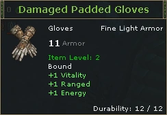 Damaged Padded Gloves | Eldevin Wiki | Fandom
