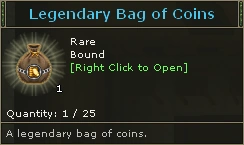 Legendary Bag of Coins | Eldevin Wiki | Fandom