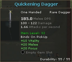 Quickening Dagger | Eldevin Wiki | Fandom