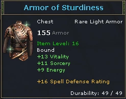Armor of Sturdiness | Eldevin Wiki | Fandom