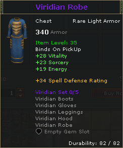 Viridian Robe | Eldevin Wiki | Fandom