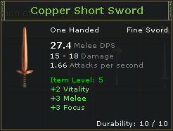 Copper Short Sword | Eldevin Wiki | Fandom