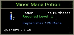 Minor Mana Potion | Eldevin Wiki | Fandom