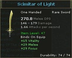 Scimitar of Light | Eldevin Wiki | Fandom