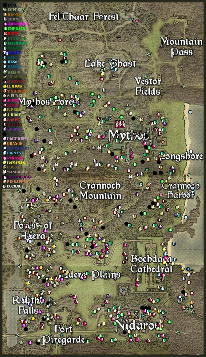 Gathering Locations | Eldevin Wiki | Fandom