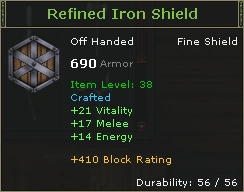 Refined Iron Shield | Eldevin Wiki | Fandom