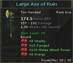 Large Axe of Ruin | Eldevin Wiki | Fandom