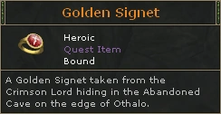 Golden Signet | Eldevin Wiki | Fandom