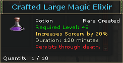 Crafted Large Magic Elixir | Eldevin Wiki | Fandom