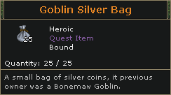 Goblin Silver Bag | Eldevin Wiki | Fandom