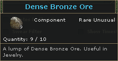 Dense Bronze Ore | Eldevin Wiki | Fandom