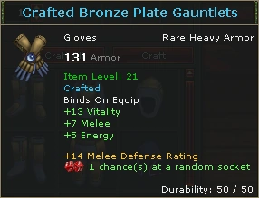 Crafted Bronze Plate Gauntlets | Eldevin Wiki | Fandom