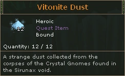Vitonite Dust | Eldevin Wiki | Fandom