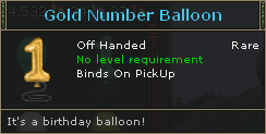 Gold Number Balloon | Eldevin Wiki | Fandom