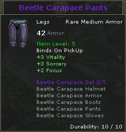 Beetle Carapace Pants | Eldevin Wiki | Fandom