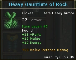 Heavy Gauntlets of Rock | Eldevin Wiki | Fandom
