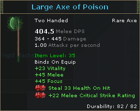 Large Axe of Poison | Eldevin Wiki | Fandom