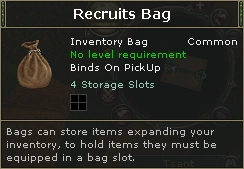 Recruits Bag | Eldevin Wiki | Fandom