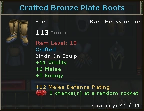 Crafted Bronze Plate Boots | Eldevin Wiki | Fandom