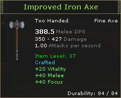 Improved Iron Axe | Eldevin Wiki | Fandom