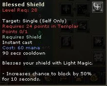 Blessed Shield | Eldevin Wiki | Fandom