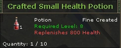 Crafted Small Health Potion | Eldevin Wiki | Fandom