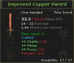 Improved Copper Sword | Eldevin Wiki | Fandom