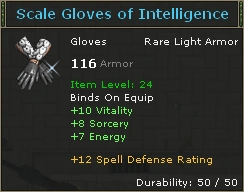 Scale Gloves of Intelligence | Eldevin Wiki | Fandom
