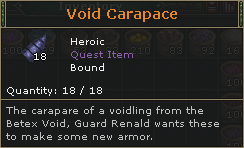 Void Carapace | Eldevin Wiki | Fandom
