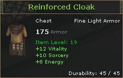 Reinforced Cloak | Eldevin Wiki | Fandom