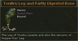Tonitru Leg and Partly Digested Bone | Eldevin Wiki | Fandom