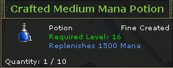 Crafted Medium Mana Potion | Eldevin Wiki | Fandom
