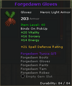Forgedawn Gloves | Eldevin Wiki | Fandom