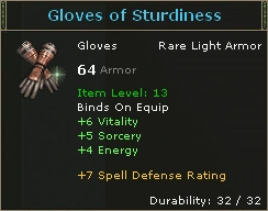 Gloves of Sturdiness | Eldevin Wiki | Fandom