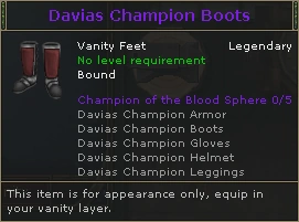 Davias Champion Boots | Eldevin Wiki | Fandom