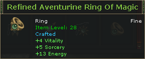 Refined Aventurine Ring Of Magic | Eldevin Wiki | Fandom