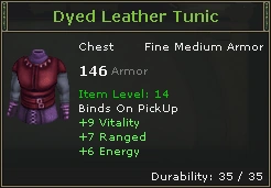 Dyed Leather Tunic | Eldevin Wiki | Fandom