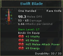 Swift Blade | Eldevin Wiki | Fandom