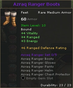 Azraq Ranger Boots | Eldevin Wiki | Fandom