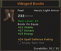 Winged Boots | Eldevin Wiki | Fandom