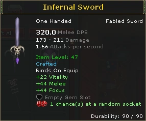 Infernal Sword | Eldevin Wiki | Fandom