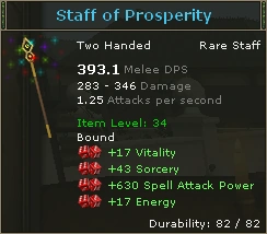 Staff of Prosperity | Eldevin Wiki | Fandom